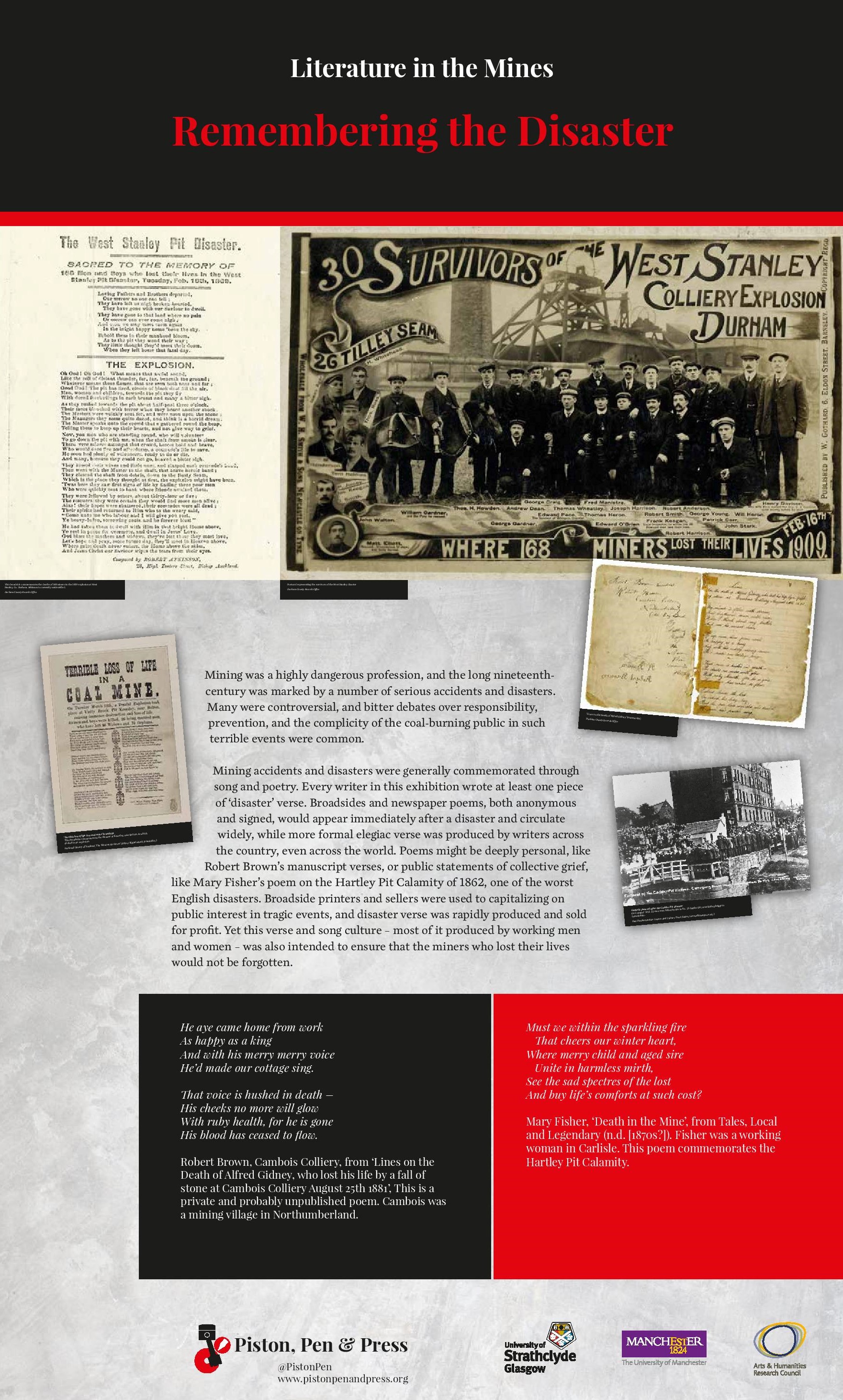 Mining Matters: Play and Poems – Piston, Pen & Press